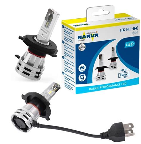 Автолампы Narva 12V/24V 24W H4 LED New Range Performance 6500K ...