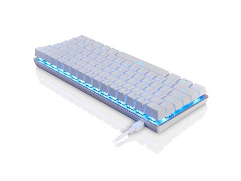 UrChoiceLtd Ajazz Geek AK Backlit Usb Wired Gaming Mechanical Keyboard Blue Black Switches