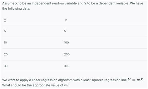 solved assume x to be an independent random variable and y