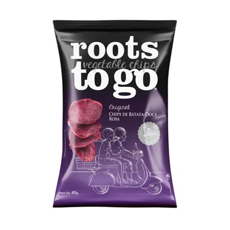 Saudáveis Chips De Batata Doce Roxa 45g Chips De Batata Doce Roxa 45g