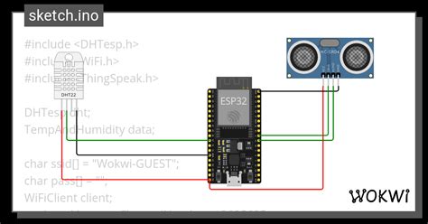 Dht22 Sensor Copy Wokwi Esp32 Stm32 Arduino Simulator