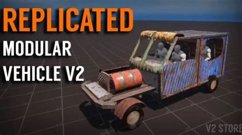 Replicated Modular Vehicle V2 Unreal Engine Asset Assetsue