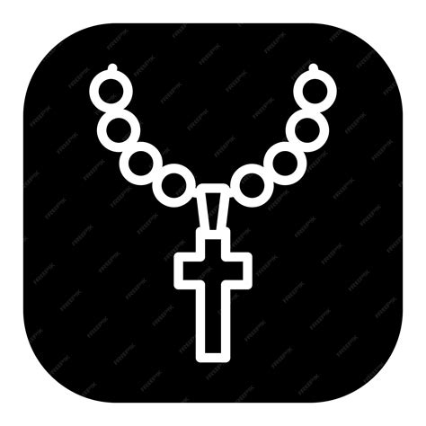 Premium Vector Rosary Vector Icons