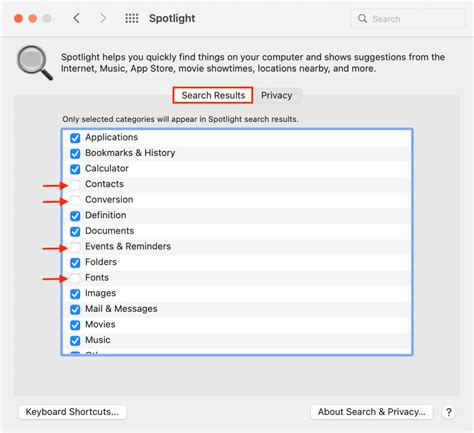 How To Exclude Files Folders Disks From Spotlight Search On Mac