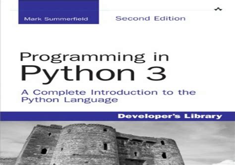 ppt pdf programming in python 3 a complete introduction to the