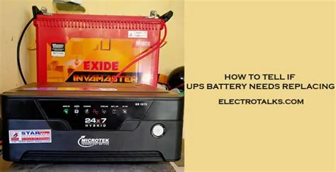 How To Tell If UPS Battery Needs Replacing Electro Talks