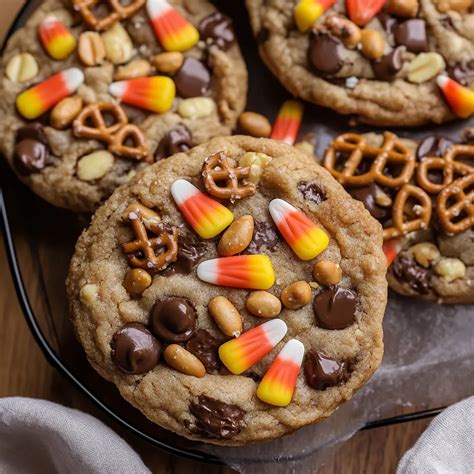 Brown Butter Candy Corn Trail Mix Cookies Recipe Recipes By Clare