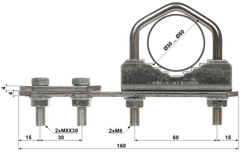 Lightning Protection System Clamp Jk 503 Mast Accessories Delta