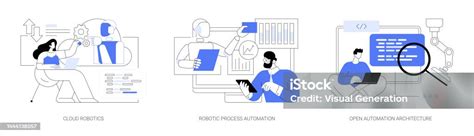 Computer Science Abstract Concept Vector Illustrations Stock