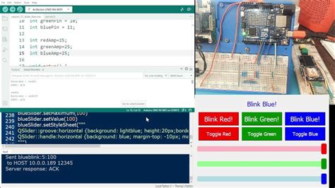 Arduino Uno R4 Wifi Lesson 72 Slider Bars To Your Pyqt5 Led Control