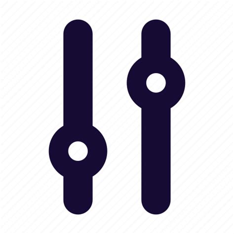 Sliders Vertical Simple Solid Icon Download On Iconfinder