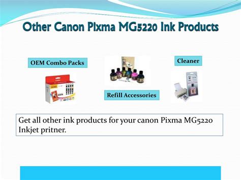 Ppt Canon Pixma Mg5220 Printer Ink Products Powerpoint Presentation
