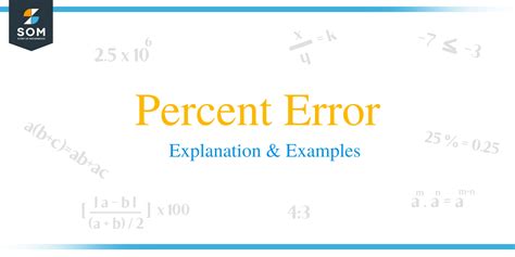 Percent Error Explanation And Examples