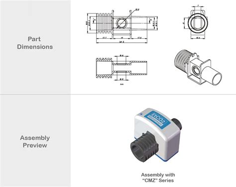 Reusable Airway Adapter For Etco2 Adult Pediatric Main Stream Etco2 Buy Etco2 Sensor Airway