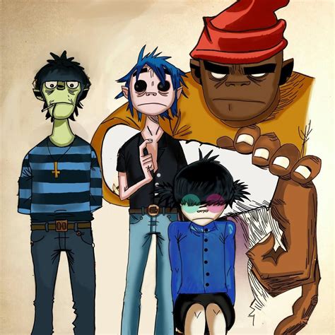 Идеи на тему «gorillaz 620 фандом джейми хьюлетт изгои