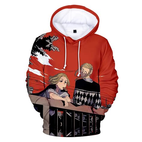Minthson Anime Tokyo Revengers Hoodies Sweatshirts Men Women Streetwear