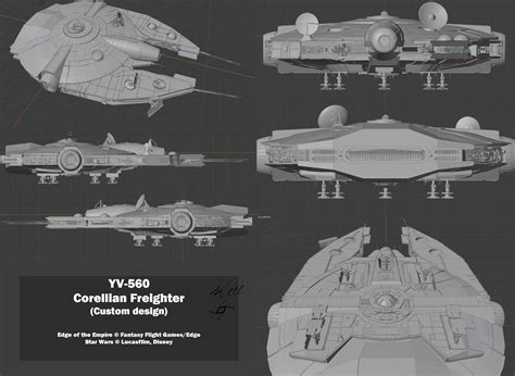 Corellian Freighter Concept Art