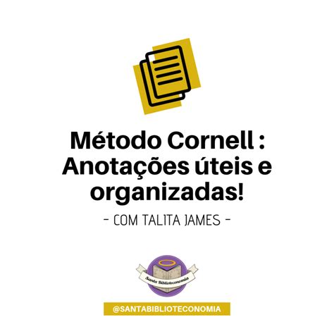 Método Cornell Anotações úteis E Organizadas