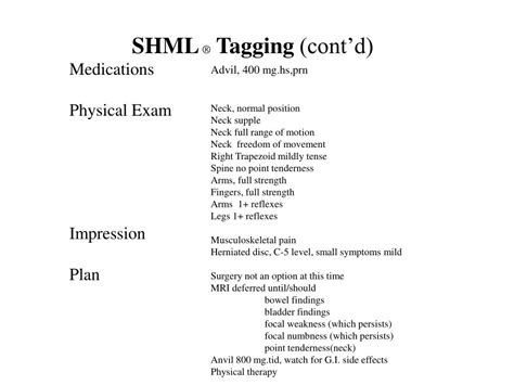 PPT STRUCTURED HEALTH MARKUP LANGUAGE SHML PowerPoint Presentation ID