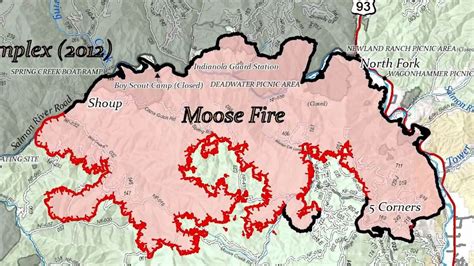 Moose Fire Near Salmon 44 Percent Contained Kifi