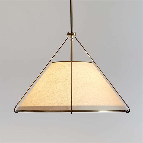 Brass Pendant Lights Crate And Barrel