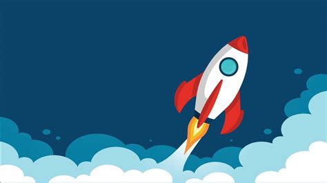 Rocket Launch Into Space Graphic Illustration With Clouds And Smoke 47554421 Vector Art At Vecteezy