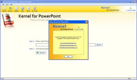 Kernel For PowerPoint Download It Van Recover Your Corrupt And Damaged PowerPoint Presentation