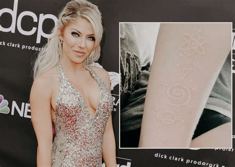 Wwe Superstar Alexa Blisss Workaround For Wwe Tattoo Policy