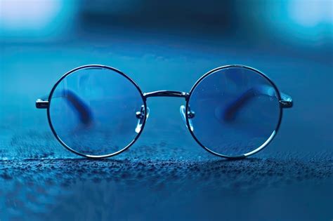 Round Eyeglasses In A Modern Minimal Style For Daily Wear Premium Ai