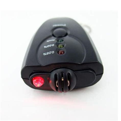 Alcohol Tester Portable Keychain Red Light LED Flashlight Alcohol Breath Tester Breathalyzer