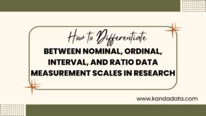 How To Differentiate Between Nominal Ordinal Interval And Ratio Data Measurement Scales In