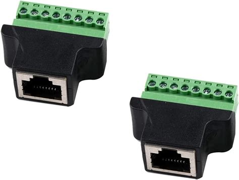 Xiaoshi Rj45 Breakout Conector Adaptador De Terminal De Tornillo Rj45