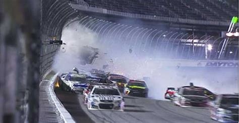 Nascar Racer Goes Airborne In Fiery Crash At Coke Zero 400 Wgn Tv