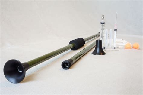 Blowpipe Model Röken Package With Two Detachable Mouthpieces Incl Maintenance Kit For Blow