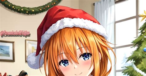八舞夕弦 Yuzuru Christmas Bikini ️🤍 Escueladwaifusのイラスト Pixiv