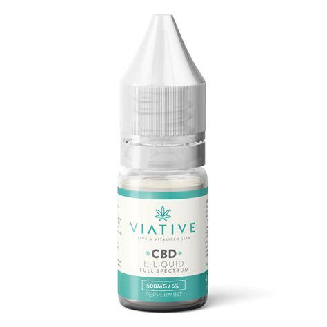 Viative Cbd E Liquid Full Spectrum Menthol 500mg Cbd Oil Uk