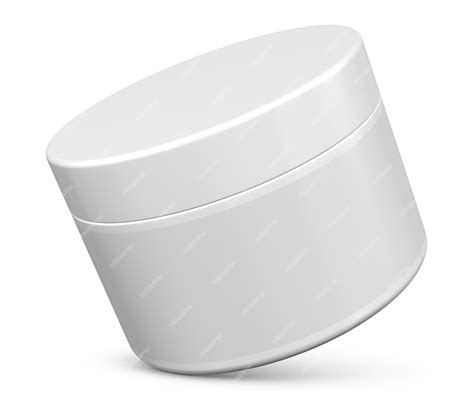 Premium Photo Realistic Jar Mock Up On White Background3d Rendering