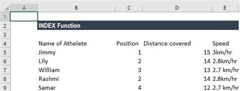 how to use index on excel index function earn and excel