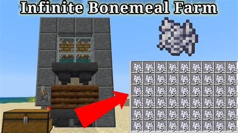 Minecraft Easiest Bone Meal Farm Minecraft Youtube