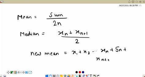 SOLVED In A Set Of N Distinct Observations Each Of The Observations Below The Median Of All