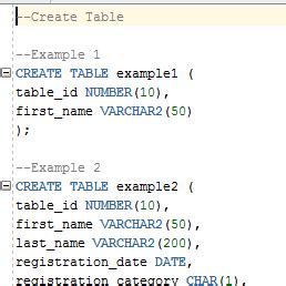 Oracle Sql Create Table With Primary Key And Foreign Elcho Table