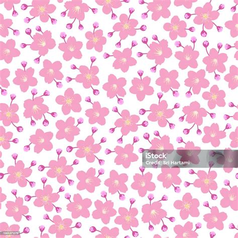 かわいい可愛いピンクの桜や桜のベクターシームレスなパターン日本の東洋風 背景のベクターアート素材や画像を多数ご用意 背景 連続文様