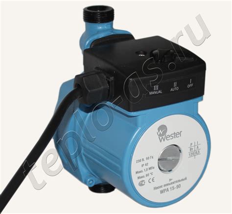 Повысительный насос для водоснабжения Wester WPA 15-90