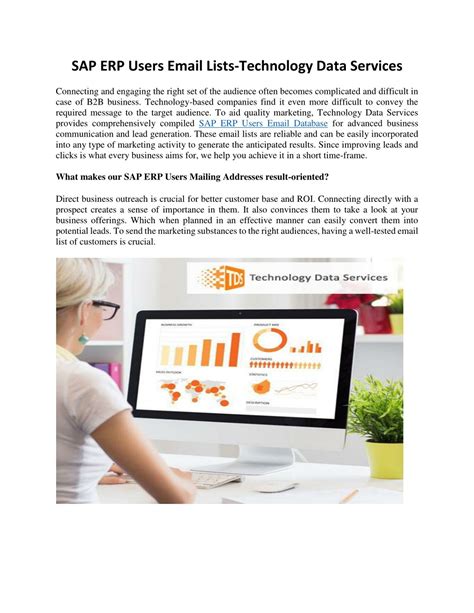 PPT SAP ERP Users Email Lists SAP ERP Users Email Database
