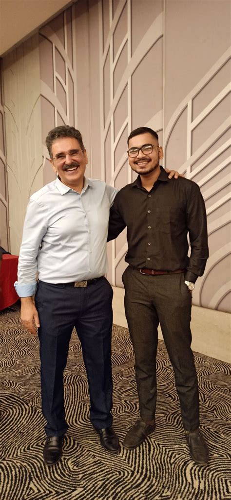 Yash Verma On Linkedin Met Mr Dinshaw Irani Ceo And Cio Of Helios