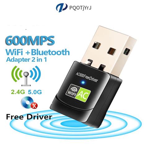 600Mbps USB Wifi Dongle Wireless WiFi Bluetooth Adapter 2 4G 5GHz PC Receiver Lazada PH