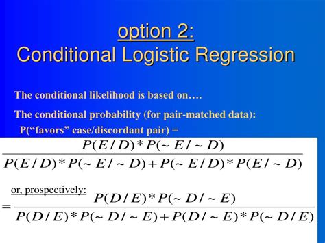 PPT Conditional Logistic Regression For Matched Data HRP 261 02 25 04 Reading Agresti Chapter