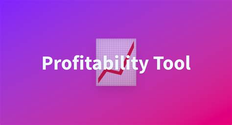 Profitability Tool A Hugging Face Space By Quickturtle005