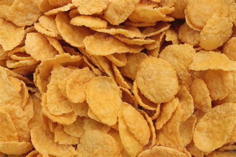 Cornflakes Filling Background Sweet Tasty Delicious Texture 46136992