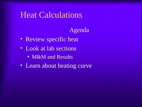 Ppt Heat Calculations Dokumen Tips